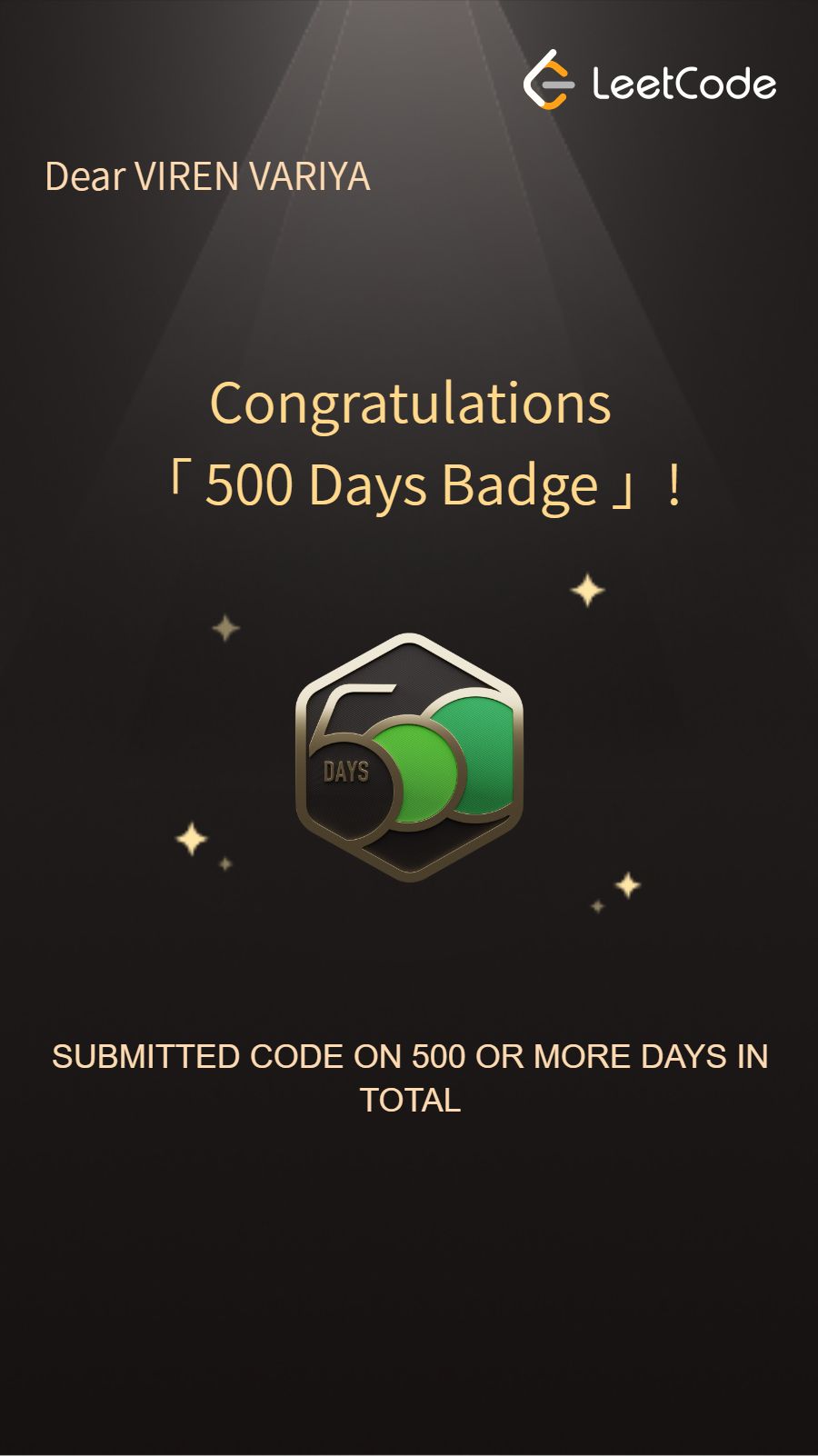 VIREN VARIYA on LinkedIn: #leetcode #coding #milestone VIREN VARIYA on LinkedIn: #leetcode #coding #milestone