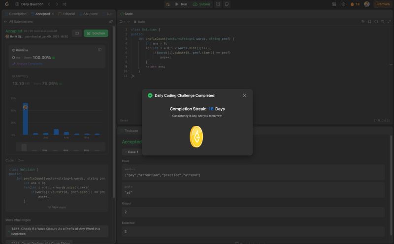 Rohit Ojha on LinkedIn: #leetcode #100daysofcode #dailychallenge Rohit Ojha on LinkedIn: #leetcode #100daysofcode #dailychallenge