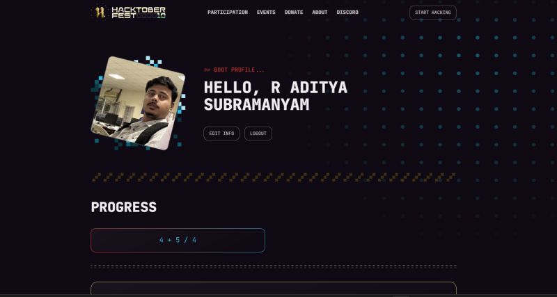 R Aditya Subramanyam on LinkedIn: #hacktoberfest2023 #holopin # ... R Aditya Subramanyam on LinkedIn: #hacktoberfest2023 #holopin # ...