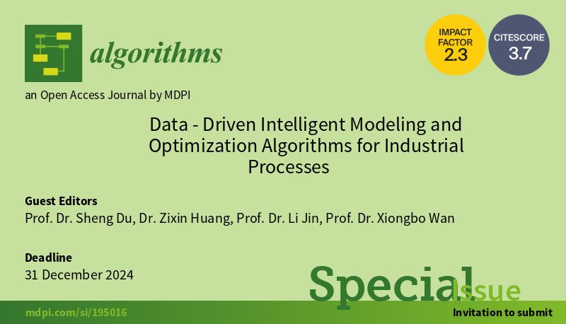 Algorithms MDPI on LinkedIn: Algorithms Algorithms MDPI on LinkedIn: Algorithms