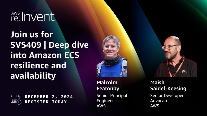Malcolm Featonby on LinkedIn: #reinvent #ecs Malcolm Featonby on LinkedIn: #reinvent #ecs