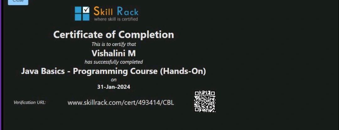 Vishalini Moorthy on LinkedIn: #javaprogramming #skillrack # ... Vishalini Moorthy on LinkedIn: #javaprogramming #skillrack # ...
