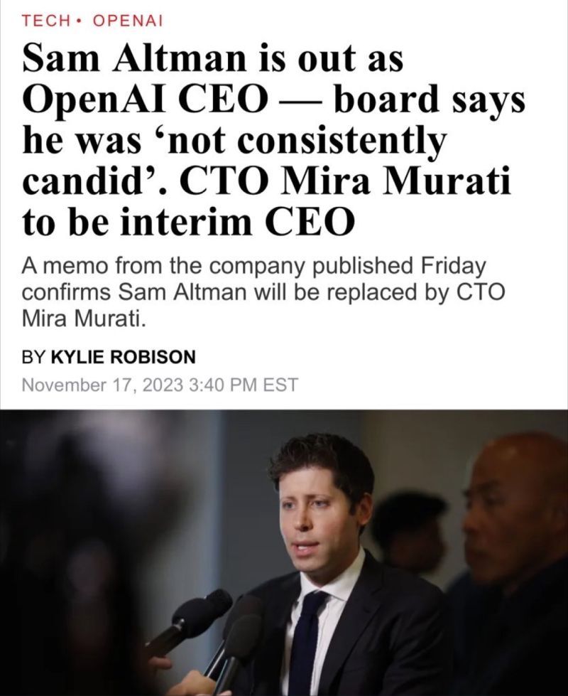E.J. Coughlin on LinkedIn: Looks like Sam Altman wasn't a proponent of ... E.J. Coughlin on LinkedIn: Looks like Sam Altman wasn't a proponent of ...