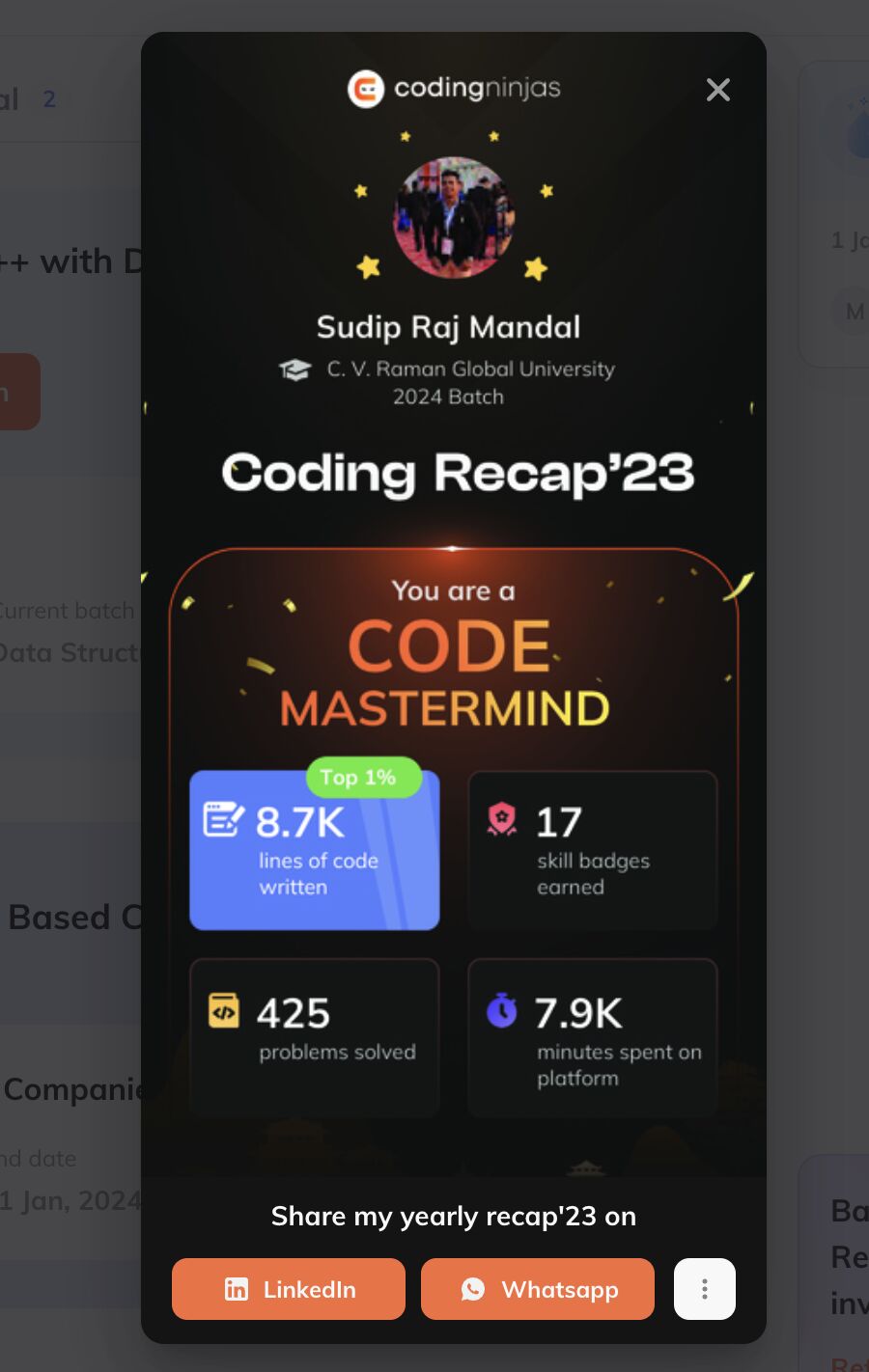 Sudip Raj Mandal on LinkedIn: #coding #codingninjas #webdev # ... Sudip Raj Mandal on LinkedIn: #coding #codingninjas #webdev # ...