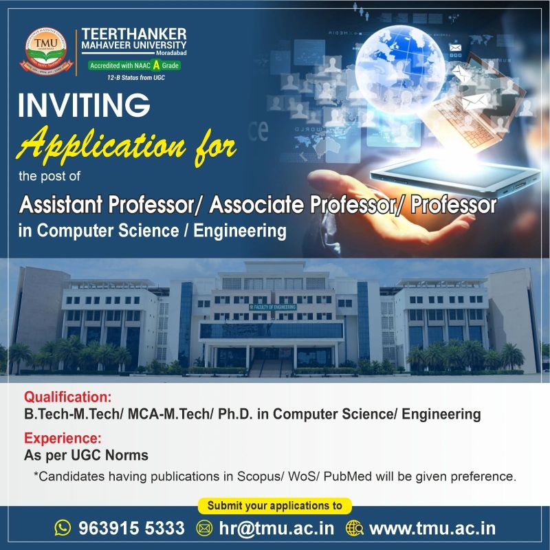 Dr. Prashant Kumar on LinkedIn: #hiringnow #professor # ... Dr. Prashant Kumar on LinkedIn: #hiringnow #professor # ...