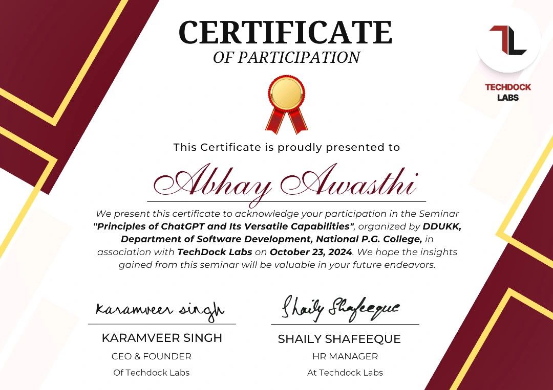 Abhay Awasthi on LinkedIn: #chatgpt #ai #machinelearning # ... Abhay Awasthi on LinkedIn: #chatgpt #ai #machinelearning # ...