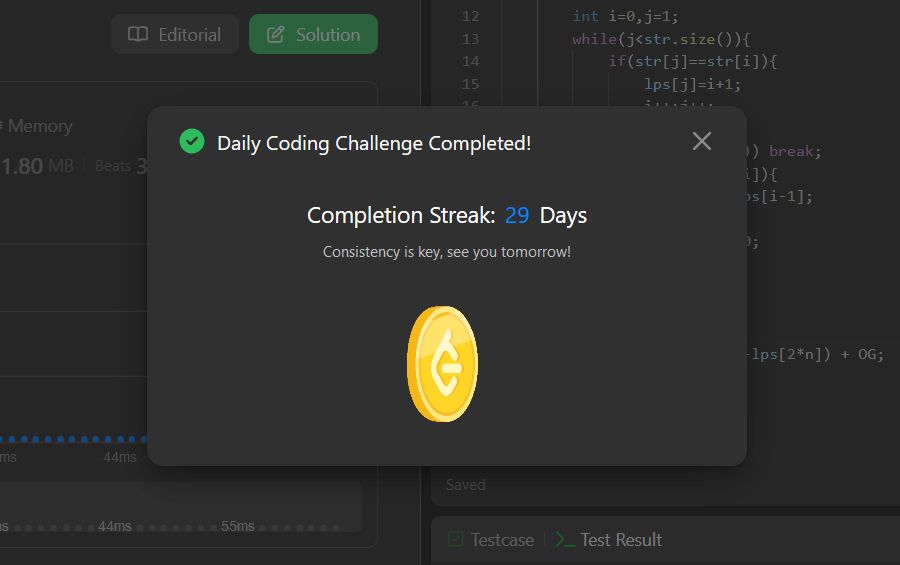 Ayush Dubey on LinkedIn: #leetcode #kmpalgorithm #codingjourney # ... Ayush Dubey on LinkedIn: #leetcode #kmpalgorithm #codingjourney # ...