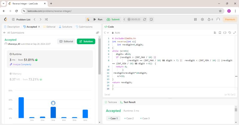 DHARANYA P on LinkedIn: #leetcode #limits #50daysofcode #leetcode # ... DHARANYA P on LinkedIn: #leetcode #limits #50daysofcode #leetcode # ...