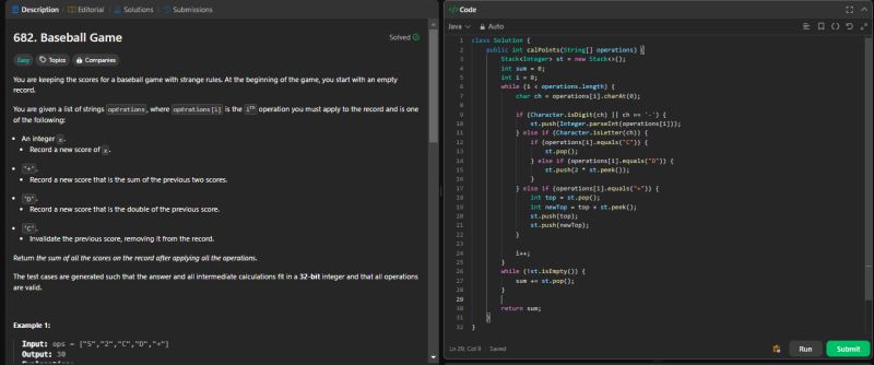 Abinash Das on LinkedIn: #stack #100daysofcode #java #dsa #coding Abinash Das on LinkedIn: #stack #100daysofcode #java #dsa #coding