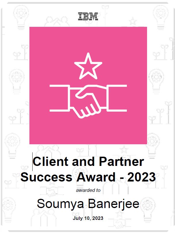 Thanks IBM | Soumya Banerjee | 12 comments Thanks IBM | Soumya Banerjee | 12 comments