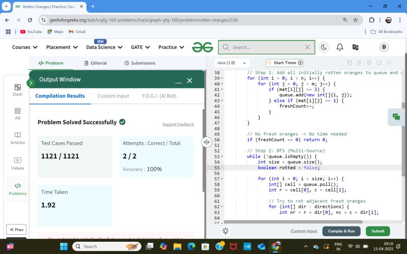#gfg160 #geekstreak2024 #dsa #java #bfs #gridproblems #geeksforgeeks ... #gfg160 #geekstreak2024 #dsa #java #bfs #gridproblems #geeksforgeeks ...
