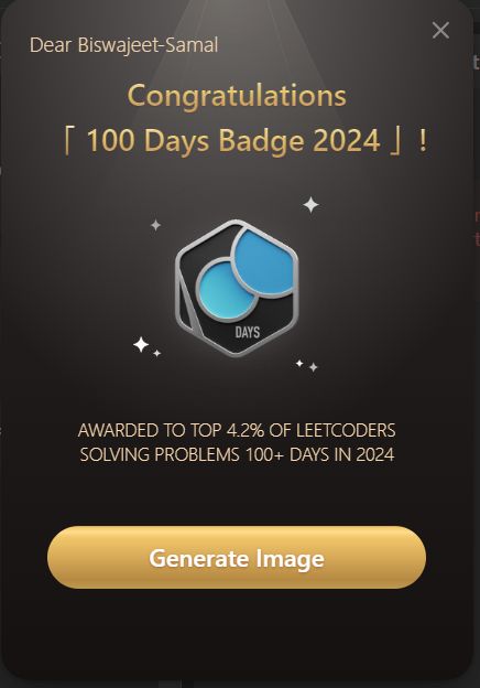 Biswajeet Samal on LinkedIn: #leetcode #100daysofcode #problemsolving # ... Biswajeet Samal on LinkedIn: #leetcode #100daysofcode #problemsolving # ...