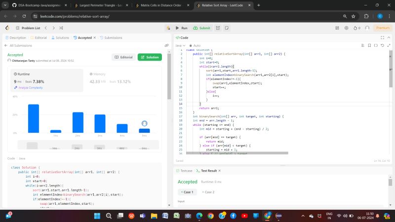 Chittaranjan Tanty on LinkedIn: 🚀 Sharing My LeetCode Journey: Striving ... Chittaranjan Tanty on LinkedIn: 🚀 Sharing My LeetCode Journey: Striving ...