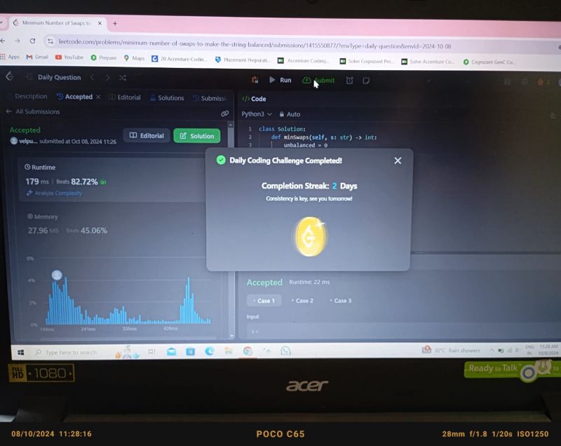 Chaithanya Velpula on LinkedIn: #leetcode #problemsolving #python # ... Chaithanya Velpula on LinkedIn: #leetcode #problemsolving #python # ...