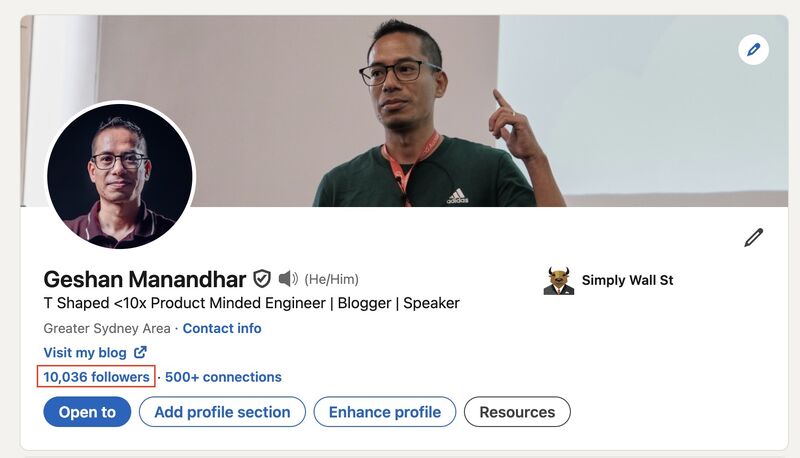 And it did come through 10K+ followers 🎉 | Geshan Manandhar | 41 comments And it did come through 10K+ followers 🎉 | Geshan Manandhar | 41 comments