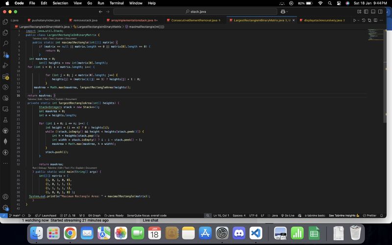 Harsh Bhardwaj on LinkedIn: #java #stack #dsa #problemsolving #coding Harsh Bhardwaj on LinkedIn: #java #stack #dsa #problemsolving #coding