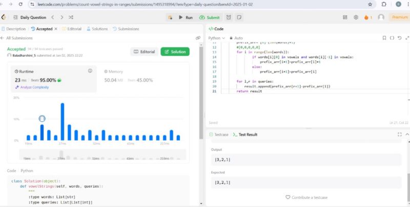 Baladharshini S on LinkedIn: #leetcode #pythonprogramming # ... Baladharshini S on LinkedIn: #leetcode #pythonprogramming # ...