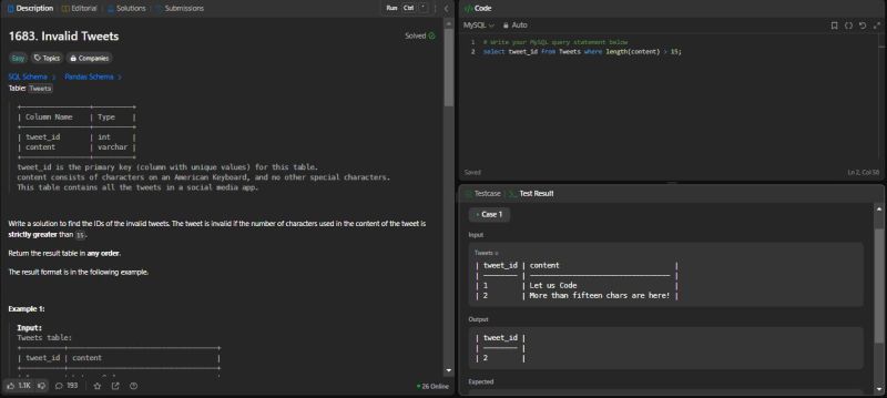 Omkar More on LinkedIn: #day5 #sqlchallenge #leetcode #sql #datascience ... Omkar More on LinkedIn: #day5 #sqlchallenge #leetcode #sql #datascience ...