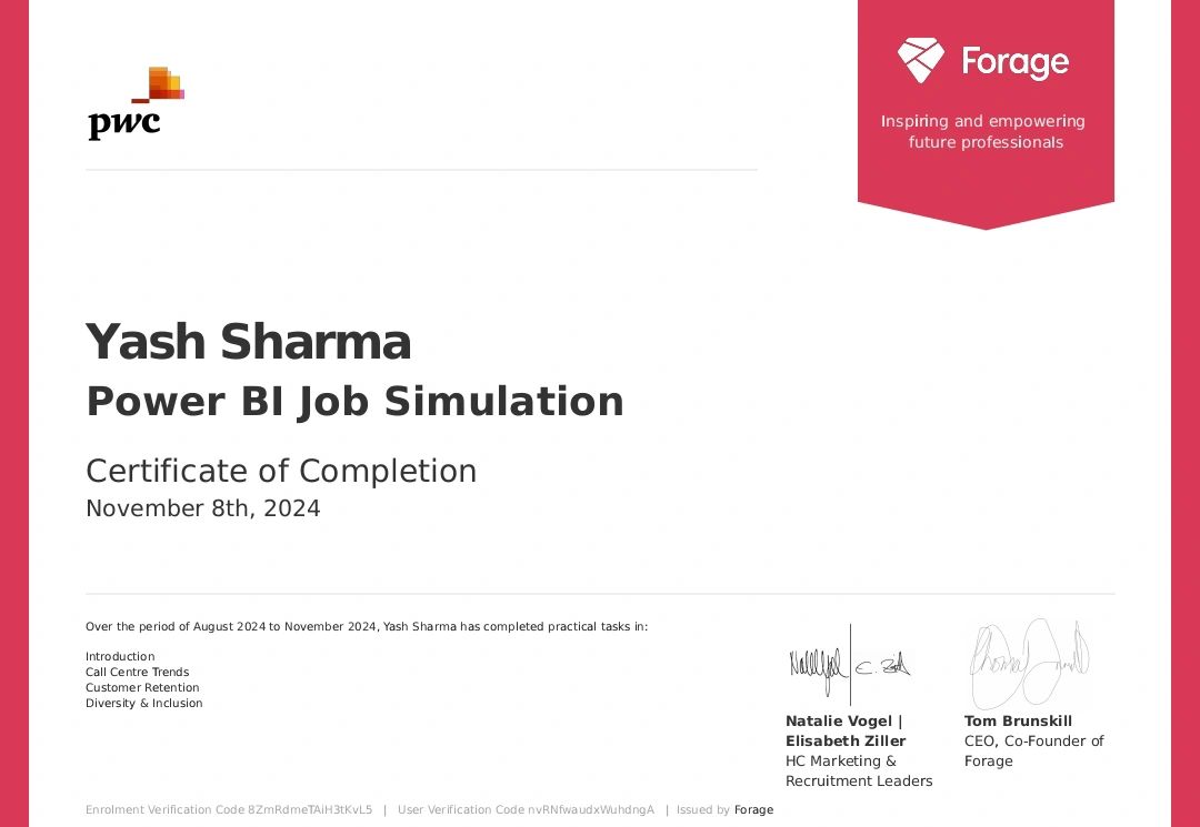 Yash Sharma on LinkedIn: #powerbi #dataanalytics #learningjourney #pwc ... Yash Sharma on LinkedIn: #powerbi #dataanalytics #learningjourney #pwc ...