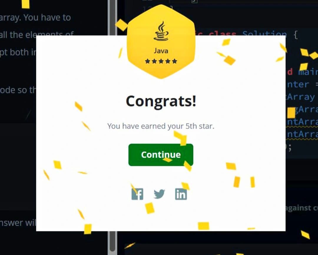 Aayush Sinha on LinkedIn: #java #hackerrank #codingjourney # ... Aayush Sinha on LinkedIn: #java #hackerrank #codingjourney # ...