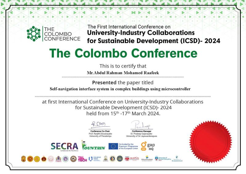 Abdul Rahman Mohamed Raafeek on LinkedIn: #icsd2024 # ... Abdul Rahman Mohamed Raafeek on LinkedIn: #icsd2024 # ...
