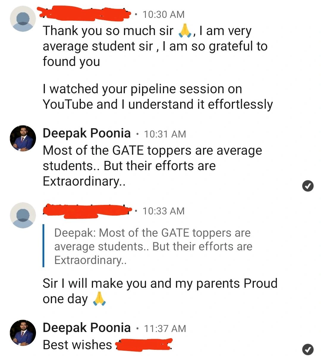 Deepak Poonia on LinkedIn: Most of the GATE toppers are average ... Deepak Poonia on LinkedIn: Most of the GATE toppers are average ...