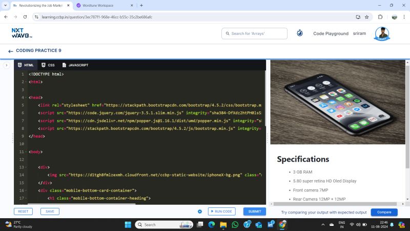 Sriram Bandamidi on LinkedIn: #html #css #bootstrap Sriram Bandamidi on LinkedIn: #html #css #bootstrap