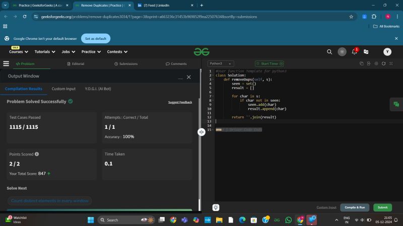Yatharth Pathak on LinkedIn: 🎯 Day 96/100 🌟 Simplify Strings by ... Yatharth Pathak on LinkedIn: 🎯 Day 96/100 🌟 Simplify Strings by ...