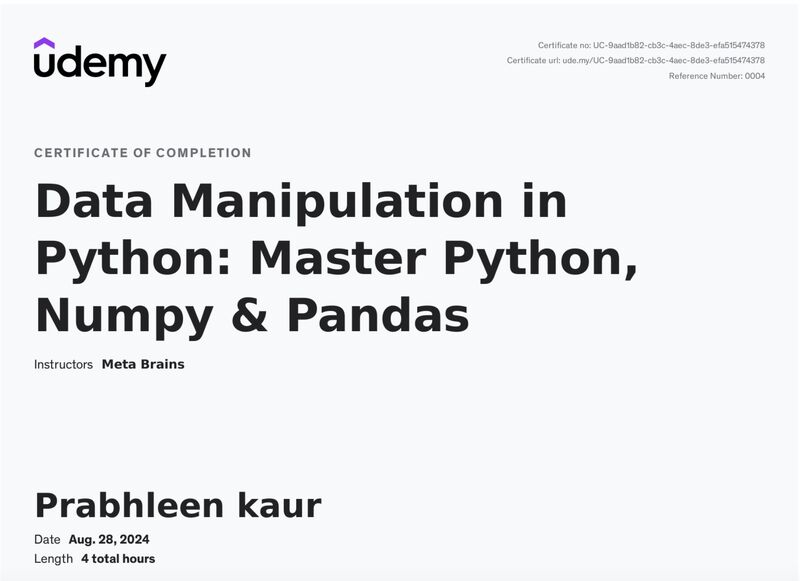 Prabhleen Kaur on LinkedIn: #python #numpy #pandas #dataanalysis # ... Prabhleen Kaur on LinkedIn: #python #numpy #pandas #dataanalysis # ...