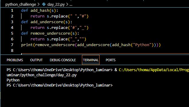 #python #codingchallenge #stringmanipulation #datascience… | Thomas P S #python #codingchallenge #stringmanipulation #datascience… | Thomas P S