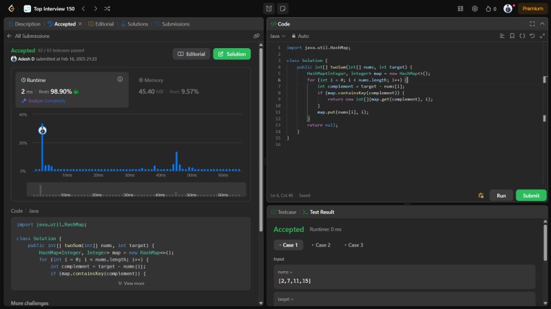 Adesh D on LinkedIn: #leetcode #codingchallenge #247daysofleetcode # ... Adesh D on LinkedIn: #leetcode #codingchallenge #247daysofleetcode # ...