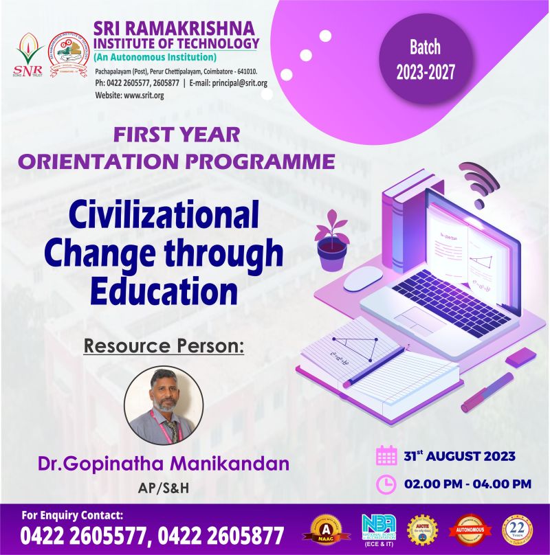 Sri Ramakrishna Institute of Technology posted on LinkedIn Sri Ramakrishna Institute of Technology posted on LinkedIn