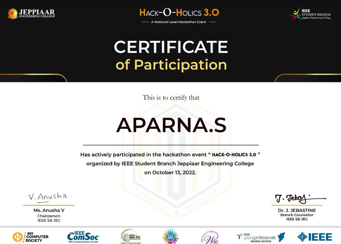 Aparna Sriram on LinkedIn: #hackathon #ideas Aparna Sriram on LinkedIn: #hackathon #ideas