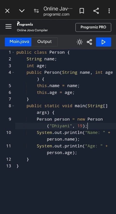 Dhiyani .S on LinkedIn: #javaprogramming #assignmentcompleted Dhiyani .S on LinkedIn: #javaprogramming #assignmentcompleted