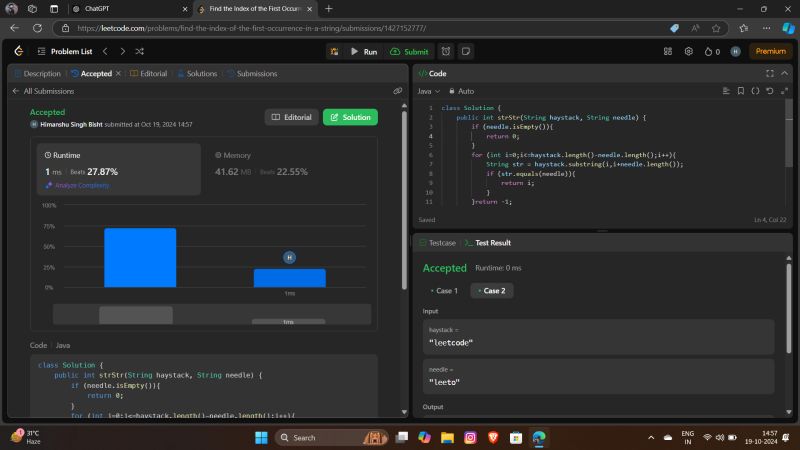 Himanshu Bisht on LinkedIn: #dsachallenge #codingjourney #leetcode # ... Himanshu Bisht on LinkedIn: #dsachallenge #codingjourney #leetcode # ...
