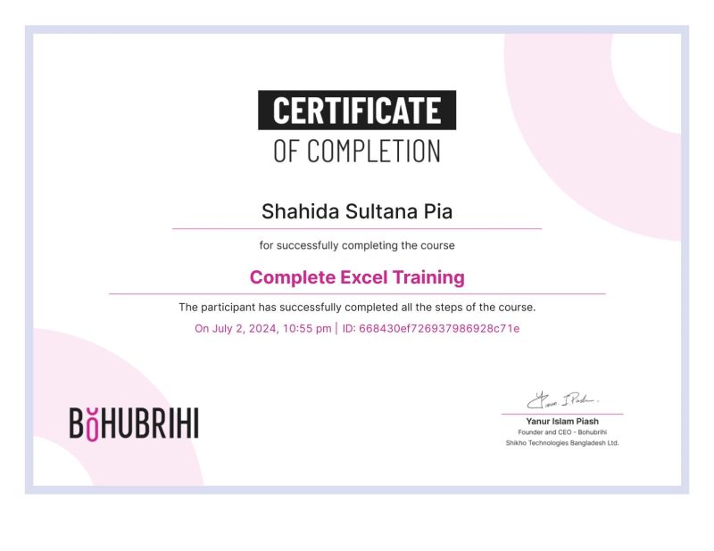 Shahida Sultana Pia on LinkedIn: #excelskills #dataanalysis # ... Shahida Sultana Pia on LinkedIn: #excelskills #dataanalysis # ...