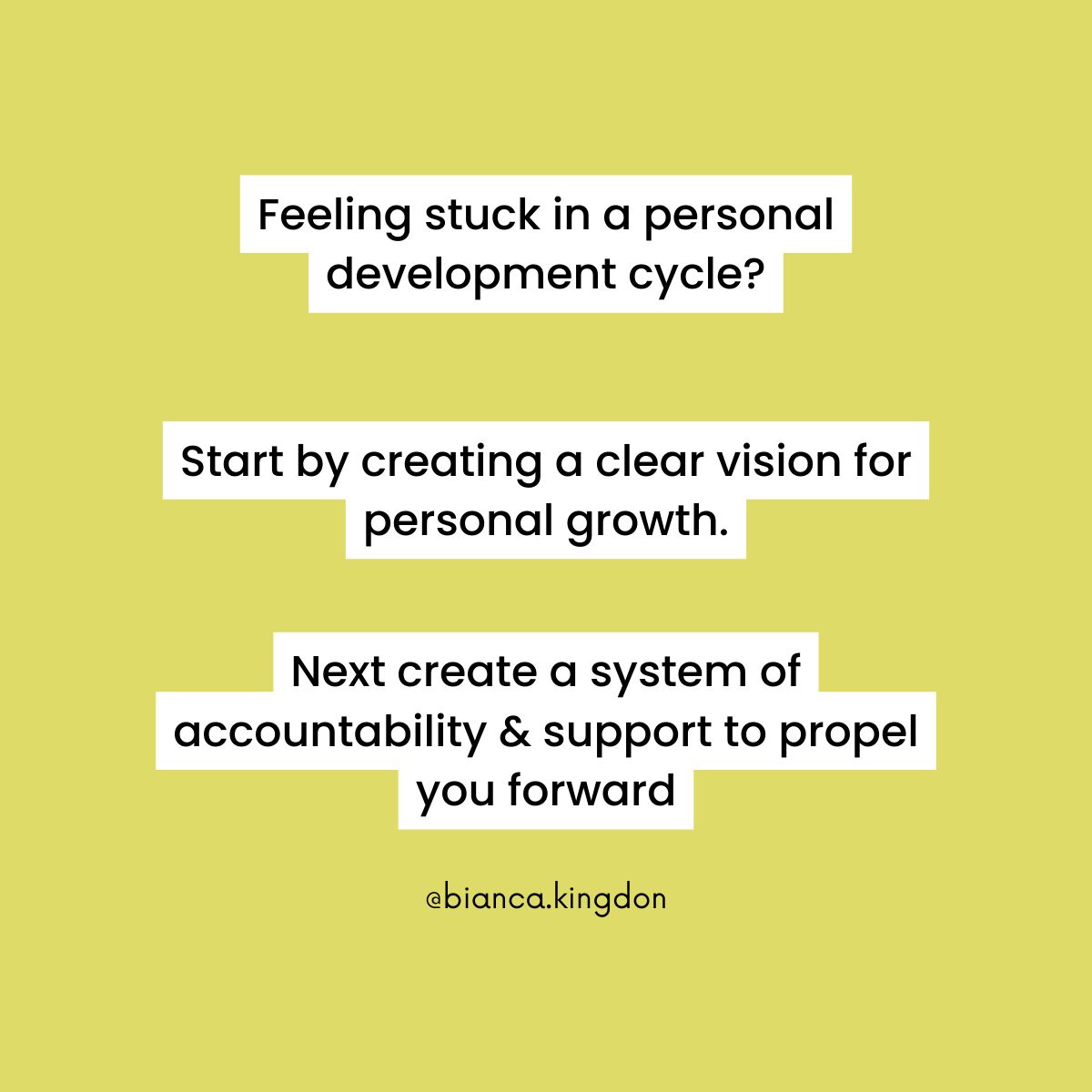 Bianca Kingdon on LinkedIn: #personaldevelopmentgoals # ... Bianca Kingdon on LinkedIn: #personaldevelopmentgoals # ...