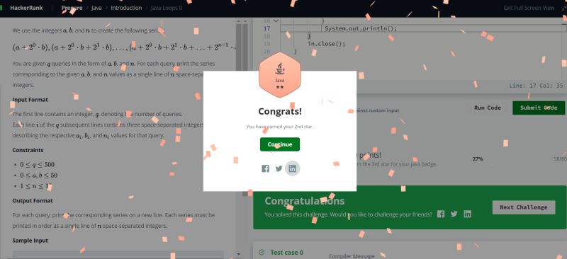 Reetesh Patel on LinkedIn: #hackerrank #programming #achievementunlocked Reetesh Patel on LinkedIn: #hackerrank #programming #achievementunlocked