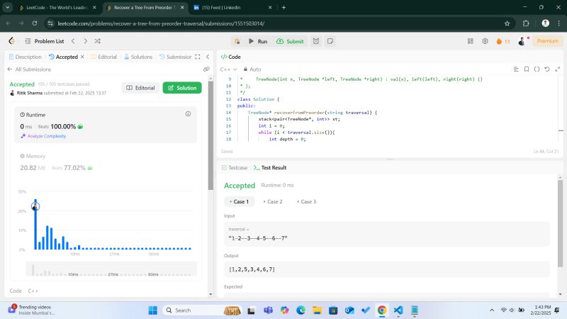 #day11 #dsa #coding #leetcode #binarytrees #cpp #interviewpreparation ... #day11 #dsa #coding #leetcode #binarytrees #cpp #interviewpreparation ...