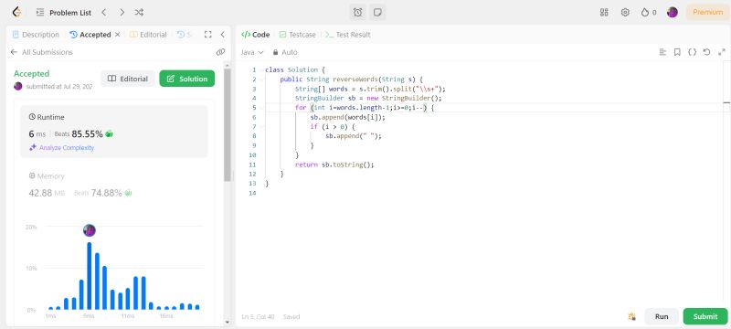 LeetCode problem #151: Reverse Words in a String | Kumar Garg posted on ... LeetCode problem #151: Reverse Words in a String | Kumar Garg posted on ...