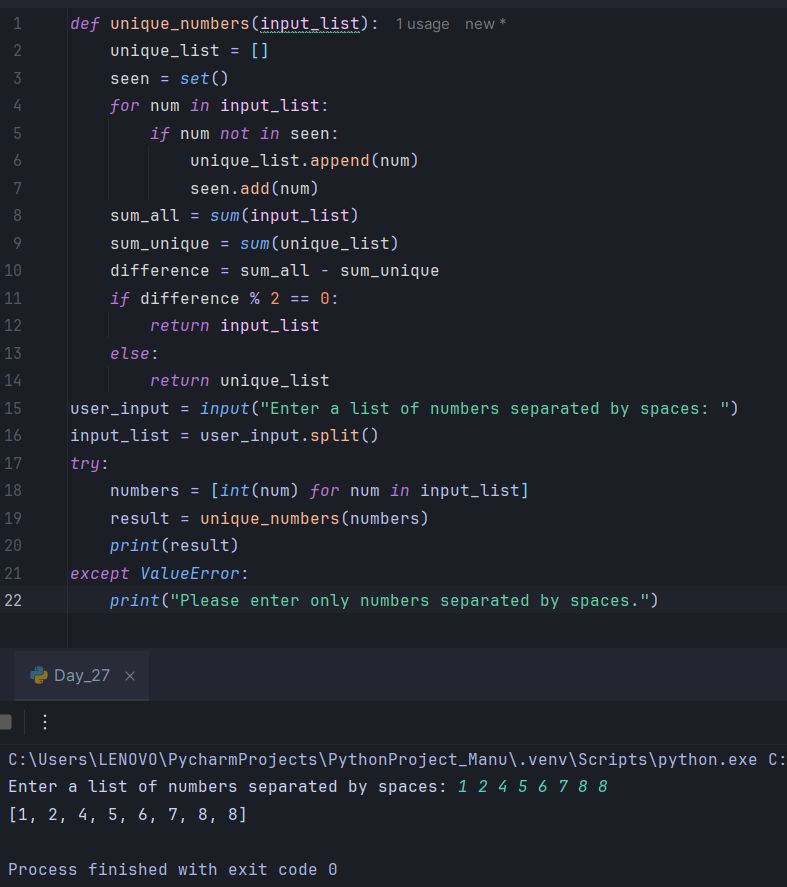 #python #codingchallenges #problemsolving #techjourney… | MANU TOMY #python #codingchallenges #problemsolving #techjourney… | MANU TOMY