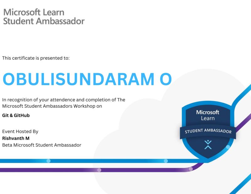 OBULISUNDARAM O on LinkedIn: #microsoft OBULISUNDARAM O on LinkedIn: #microsoft