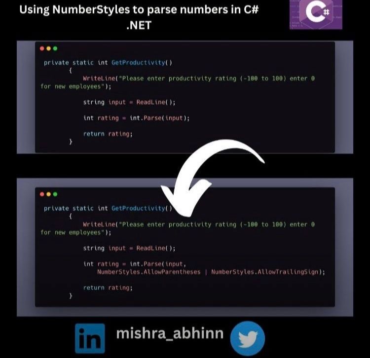#csharp #dotnet #cleancode | Abhinn Mishra #csharp #dotnet #cleancode | Abhinn Mishra