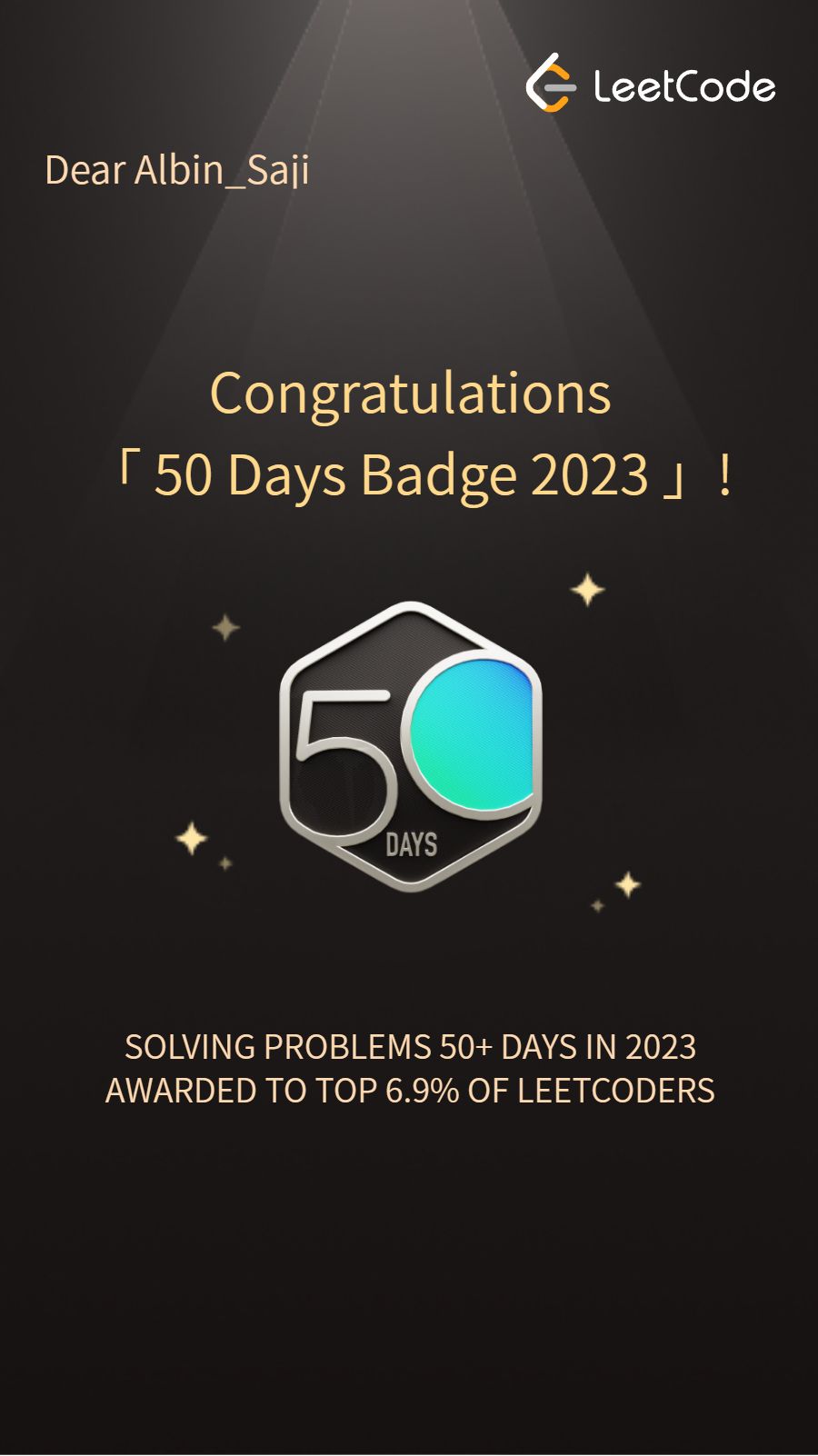 Albin Thomas Saji on LinkedIn: #leetcode #leetcode2023 #leetcodestreak ... Albin Thomas Saji on LinkedIn: #leetcode #leetcode2023 #leetcodestreak ...