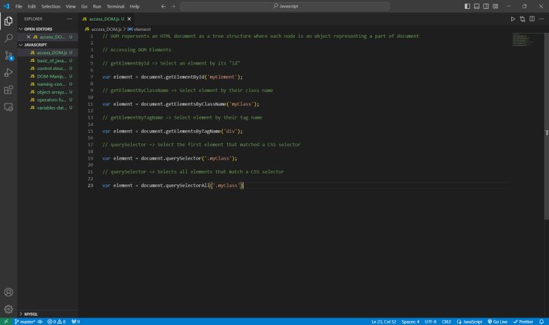 How to access DOM elements in JavaScript | Raksith S S posted on the ... How to access DOM elements in JavaScript | Raksith S S posted on the ...