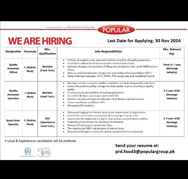 Asif Iqbal on LinkedIn: Job Opportunity Asif Iqbal on LinkedIn: Job Opportunity