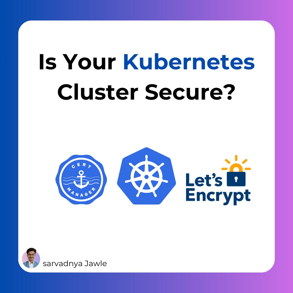 Sarvadnya Jawle ☁️ on LinkedIn: #kubernetes #cloudsecurity #devops # ... Sarvadnya Jawle ☁️ on LinkedIn: #kubernetes #cloudsecurity #devops # ...