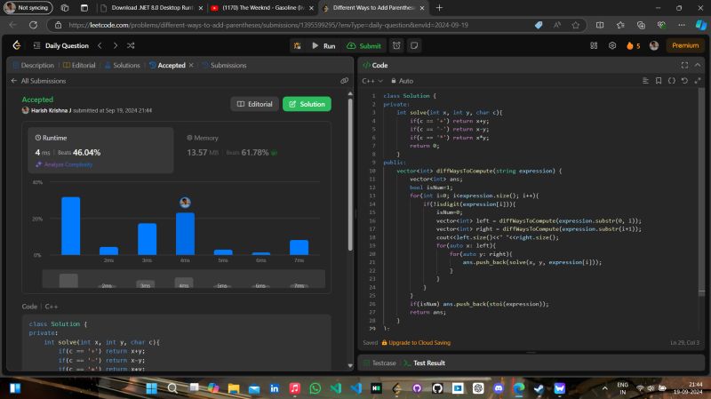 Harish Krishna J on LinkedIn: #leetcodechallenge #codingjourney # ... Harish Krishna J on LinkedIn: #leetcodechallenge #codingjourney # ...