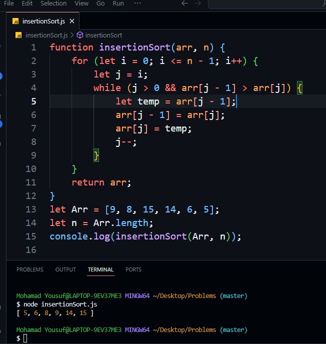 #100daysofcode #100daysofcode #javascript #algorithms #insertionsort ... #100daysofcode #100daysofcode #javascript #algorithms #insertionsort ...