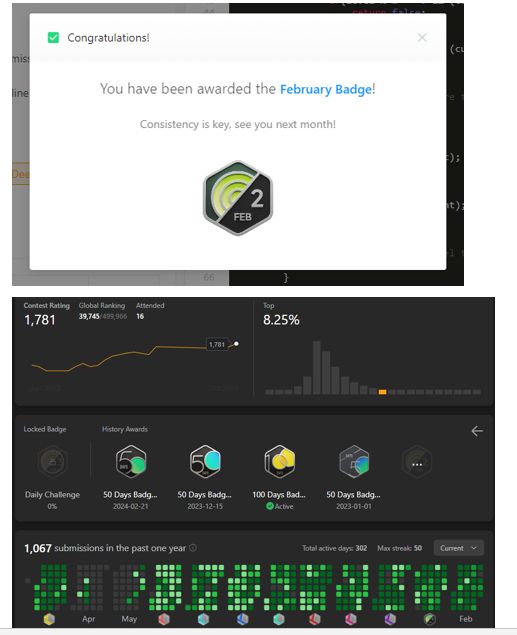 Finished top 8% of Leetcode challenge with Consistency | Priyanshu ... Finished top 8% of Leetcode challenge with Consistency | Priyanshu ...